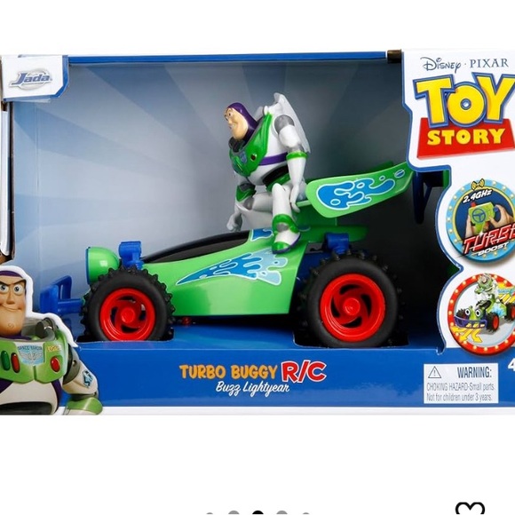 Disney | Toys | Disney Buzz Lightyear Green And Red Rc Car | Poshmark